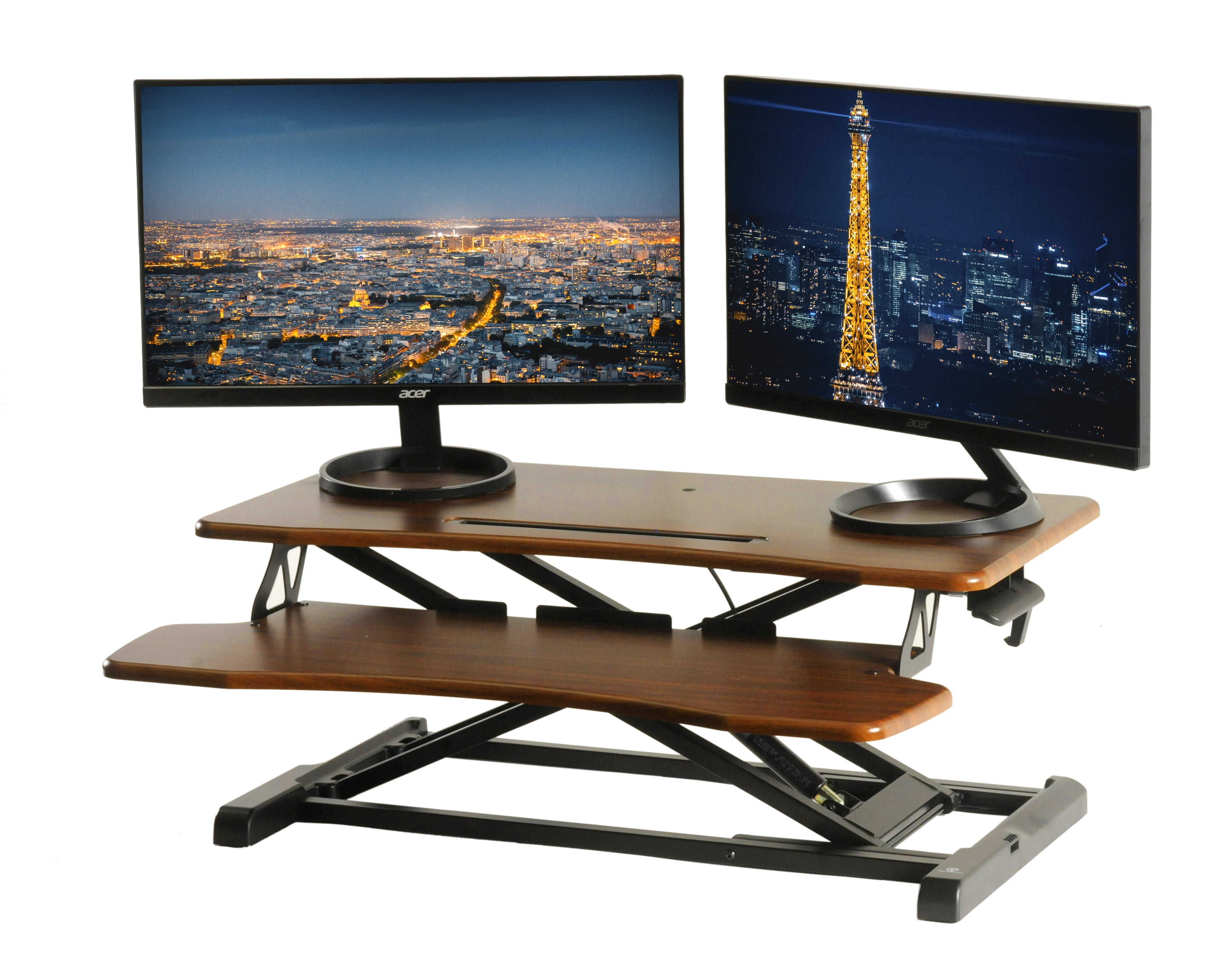 TechOrbits Rise X Light Standing Desk Converter Height Adjustable TechOrbits Rise X Light Standing Desk Converter Height Adjustable