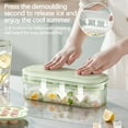 Pompotops 2023 New Ice Cubes Maker, Ice Cubes Molding Ice Box Small ...