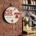 4th of July Round Metal Signs for Outside 250th Anniversary Tin Signs ...