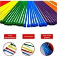 Kable Kontrol Zip Ties - 4" Long - 100 Pc Pk - Fluorescent Blue color - Nylon - 18 Lbs Tensile ...