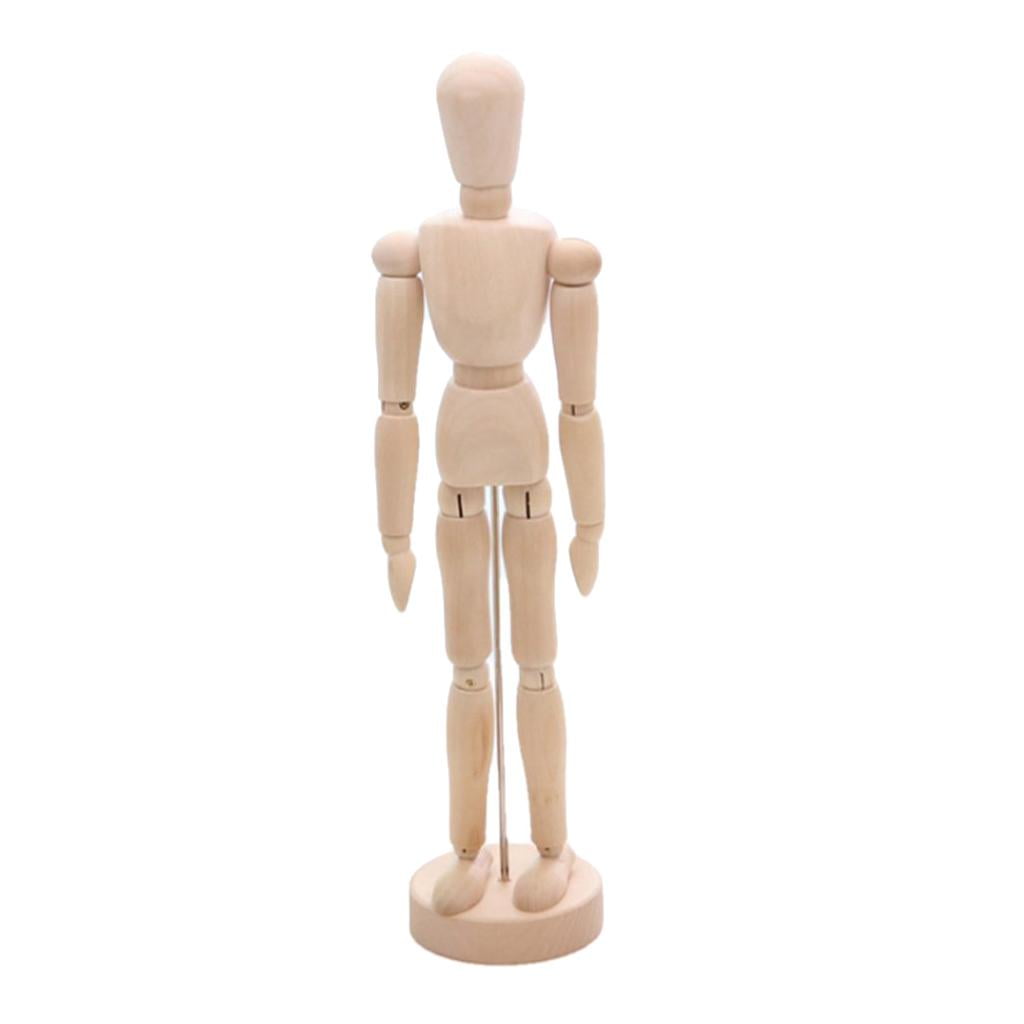 Wood Human Body Model Movable Joint Home Decor Ornament Figurine- L ...