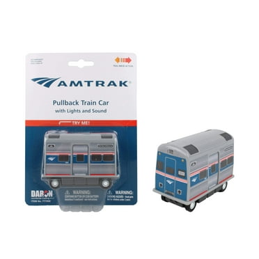 Daron Amtrak Wooden Railway Train Set - 20 pieces with Tracks - Walmart.com
