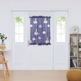 Cloud Bear Pattern Door Curtain Sheer Privacy Light Filtering Window ...