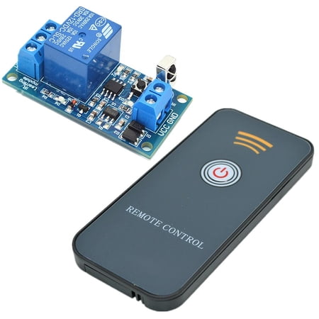 1 Way Infrared Relay Module with Remote Control Support 5V / 12V / 24V ...