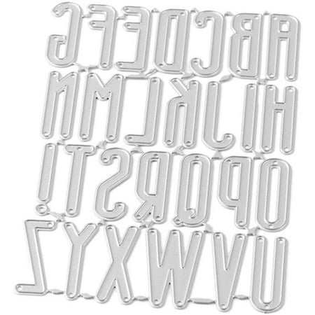 Alphabet Metal Cutting Dies for Card Making, Die Cuts Metal Cutting ...