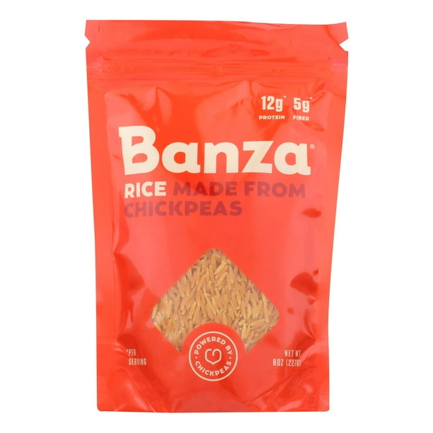 (6 Pack) Banza Kosher Chickpea Rice, 8 Oz - Walmart.com