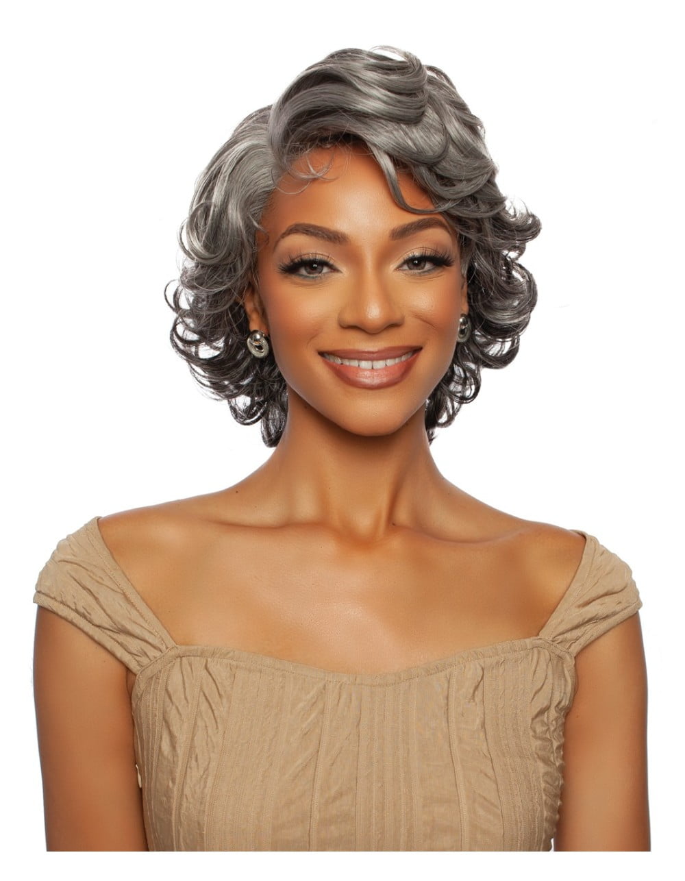 Mane Concept Red Carpet Synthetic Flip Curl Bob Deep Part HD Lace Front ...