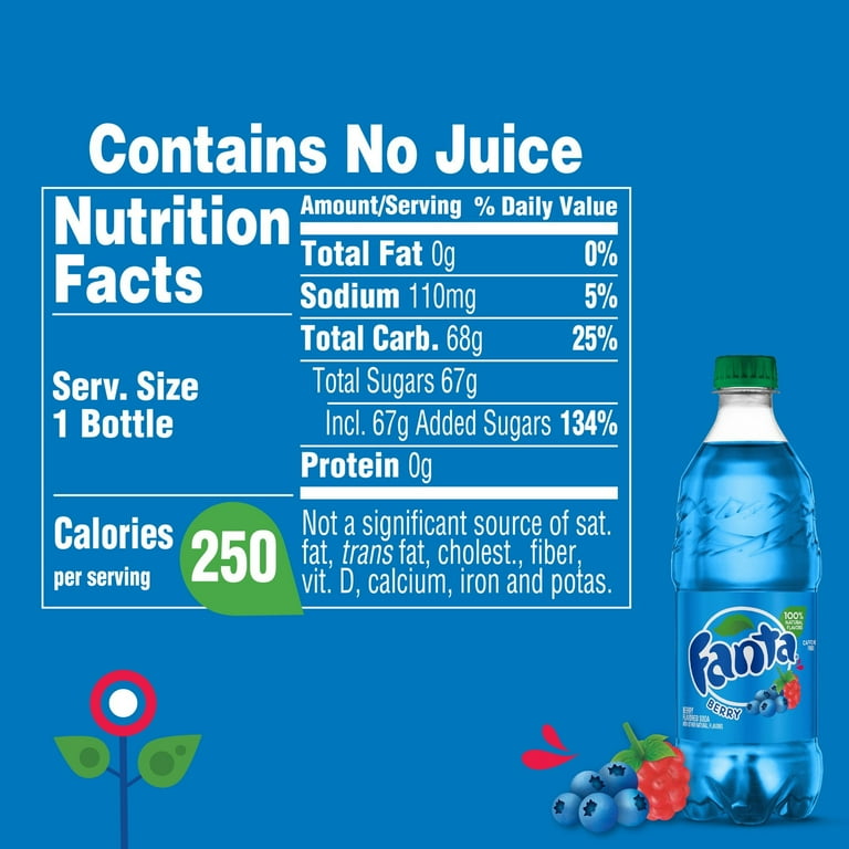 Fanta Blue Raspberry Soda