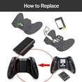 Tsv 2 Pack Aa Battery Back Cover For Xbox 360 Wireless Controller Durable Replacement Shell