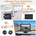Backup Camera for : 1 Minute Easy Install 1080P Rear View Camera Solar ...