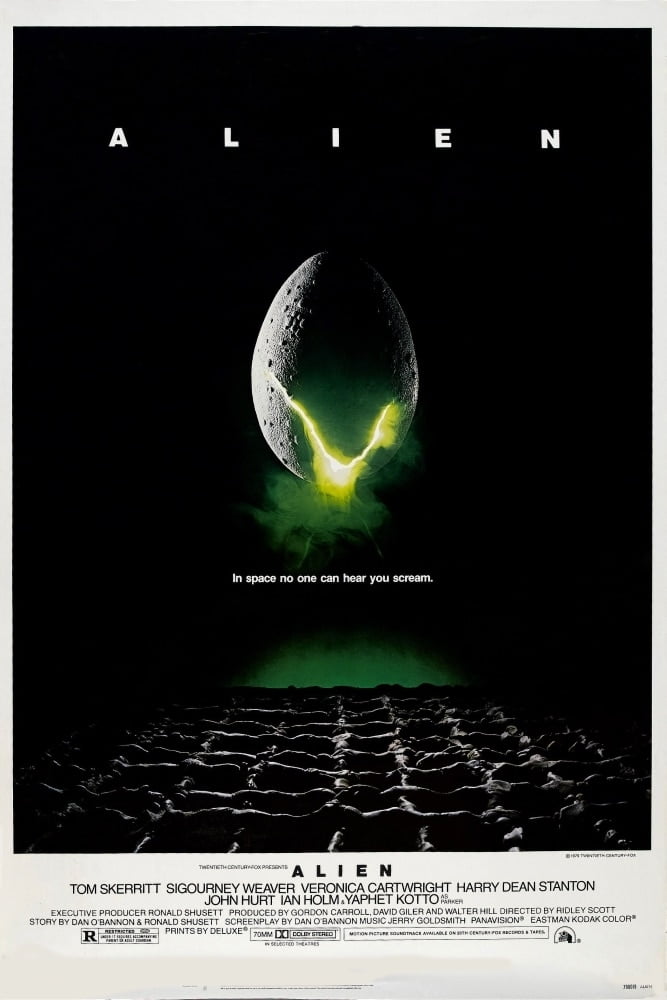 Alien Poster Art 1979 Tm And Copyright 20Th Century Fox Film Corp. All ...