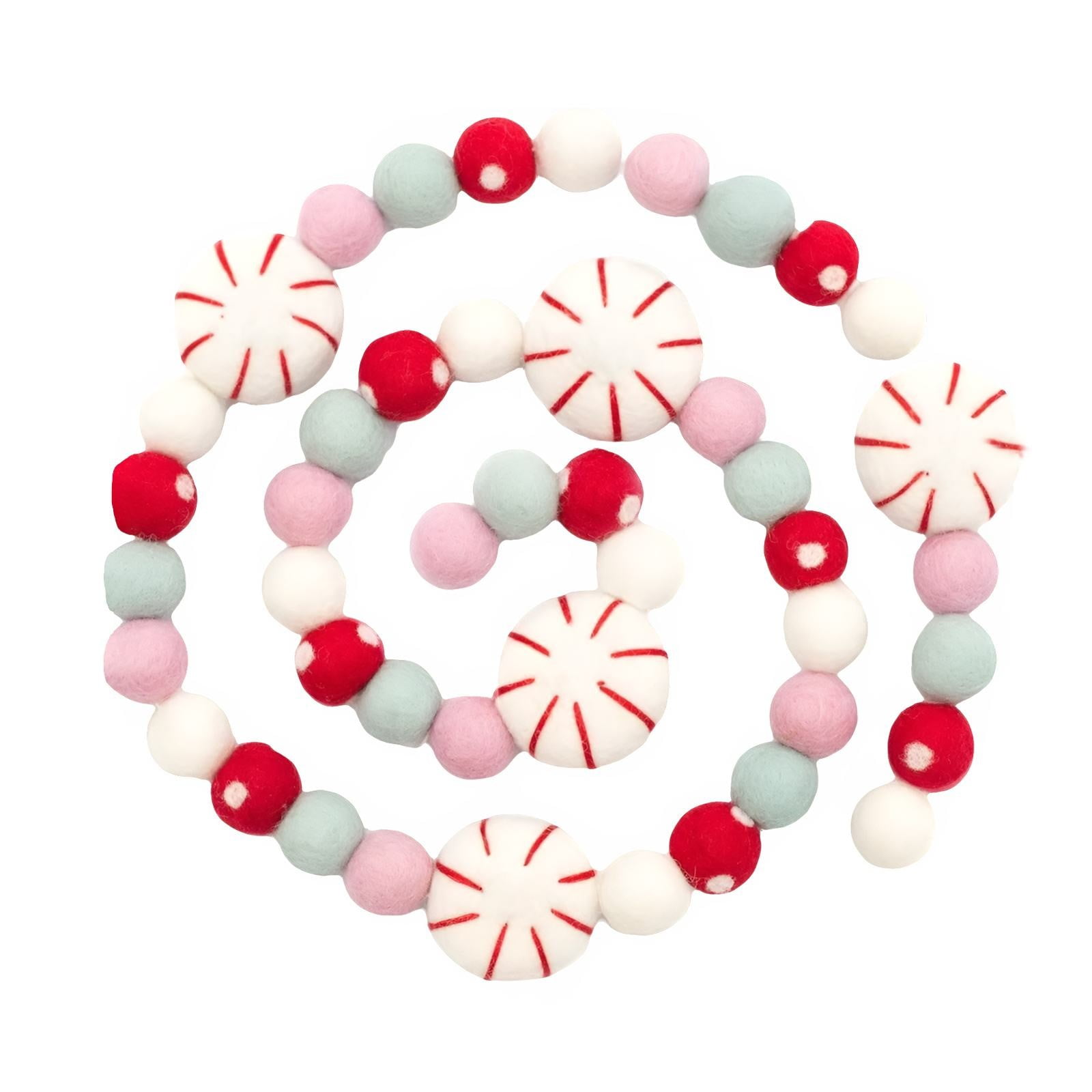 Click here for Modish Nest Wool Garland Colorful Garland With Can... prices