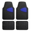 FH Group Premium Floor Mats Tall Channel Trimmable Rubber Mats - Full ...