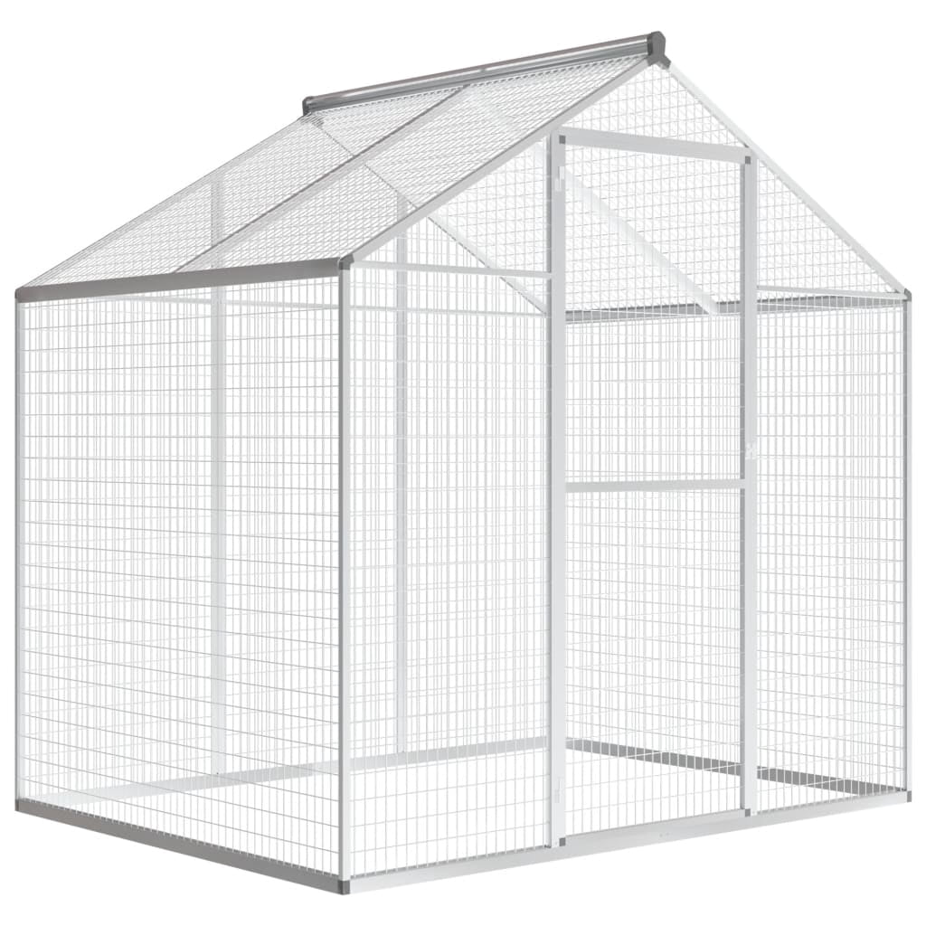 vidaXL Outdoor Aviary Walk-in Aviary with Hinged Door Large Bird Cage ...