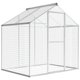 vidaXL Outdoor Aviary Walk-in Aviary with Hinged Door Large Bird Cage ...