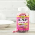 Sugar Free Calcium Gummy Bites Plus 400 IU Vitamin D3, Bone Health ...