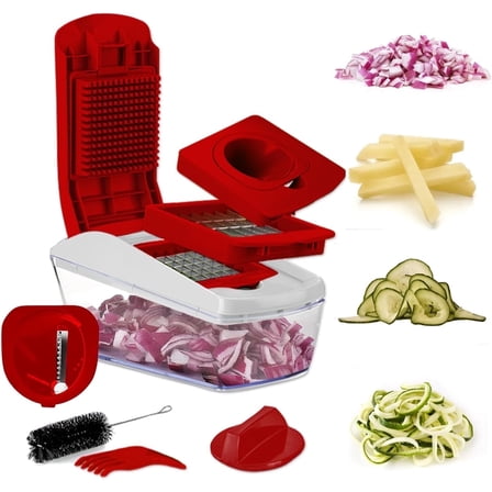 Miu Vegetable Chopper w/ 2 Interchangeable Dicer Blades, New in Box ...