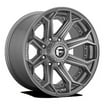 Fuel 1PC Aluminum Rim D712 RAGE 20X10in Gloss Black Red Tinted Clear ...