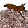 ABODELINE Rustic Metal Fox Garden Decoration Animal Garden Statues ...
