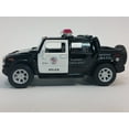 5" Kinsmart 2005 Hummer H2 SUT Police Diecast Model Toy SUV Truck 1:40 ...