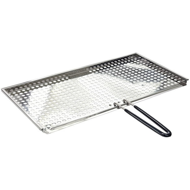 MAGMA FISH & VEGGIE GRILL TRAY STAINLESS STEEL 8" X 17" - Walmart.com ...