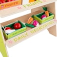 Hey Play Kids Grocery Store Wood Play Set with 31 Food Accessories ...