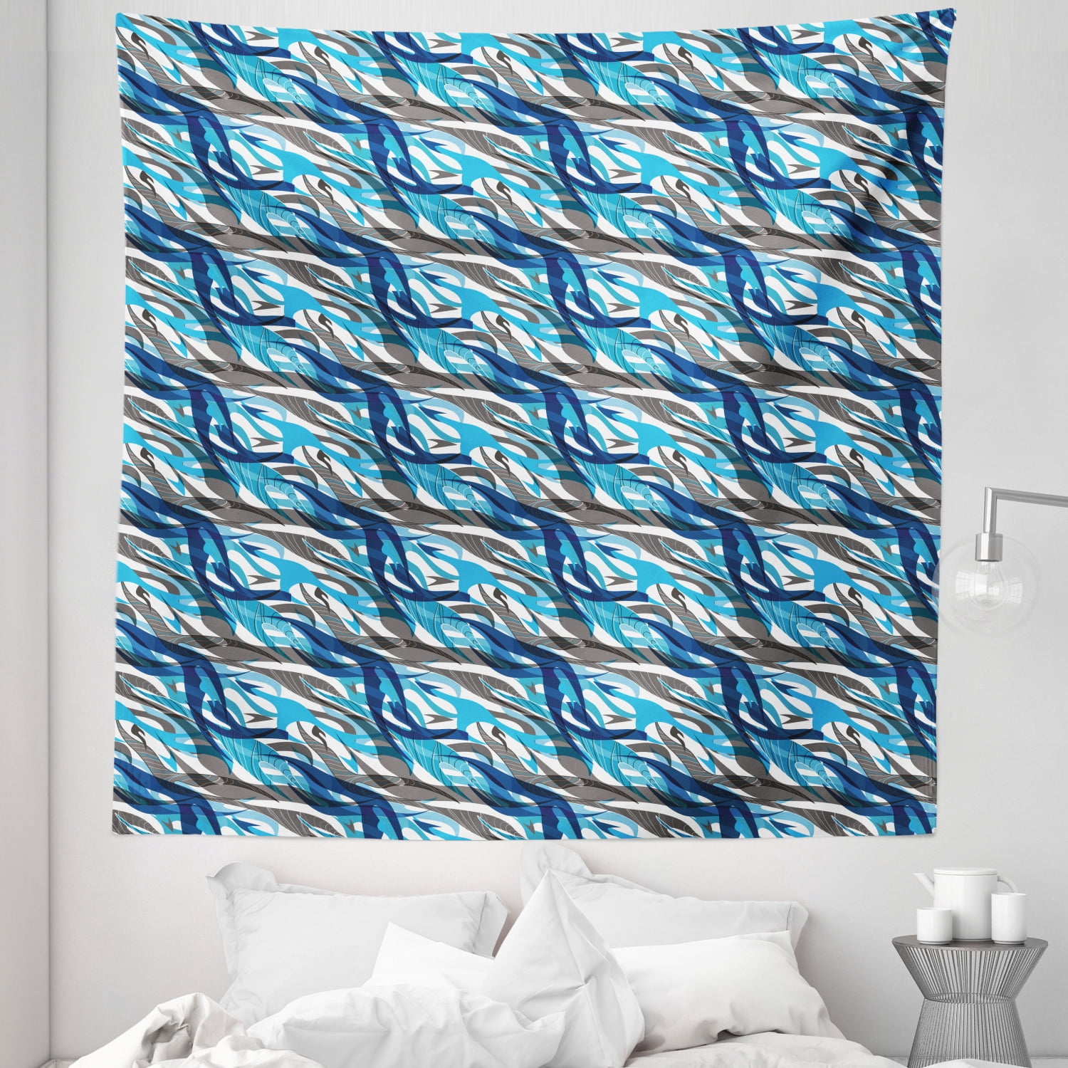Abstract Tapestry, Surreal Expressionism Inspired Image Modern Art ...