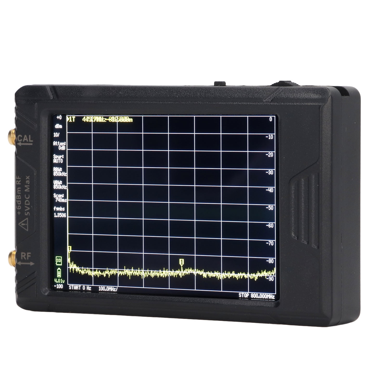 Analizador de frecuencia portátil, analizador de frecuencia de espectro, generador de RF de 4 ...