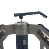 Might-D-Light 10-Watt 400-Lumen Dark Gray Rechargeable Folding LED Work ...