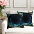 3D Ocean Hole Throw Pillow Covers 18 x 18 Inch Pillow Covers Set of 4 ...