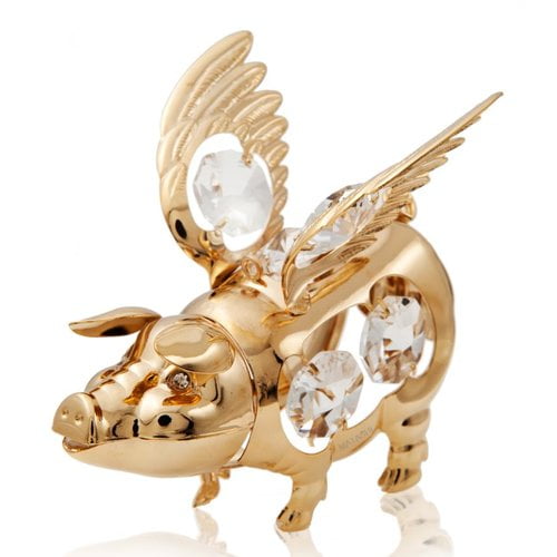 Matashi Crystal Flying Pig Ornament - Walmart.com