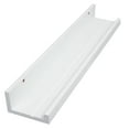 24" Solid White Ledge Shelf by Studio Décor - Floating Wall Mount ...