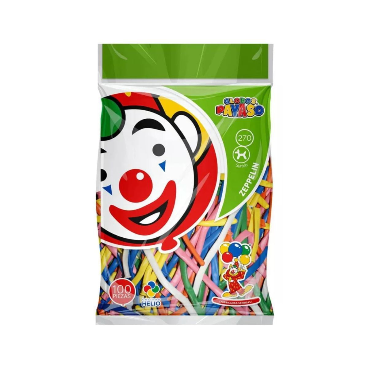100 Piezas Globos Payaso Colores Pastel Numero 270 Fiestas Decoraciones ...
