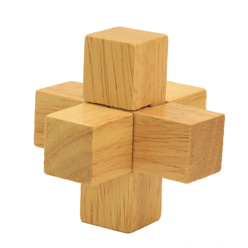TFixol Juego Educativo de Inteligencia Luban Lock Cubes IQ Puzzle Brain Teaser | Walmart en línea