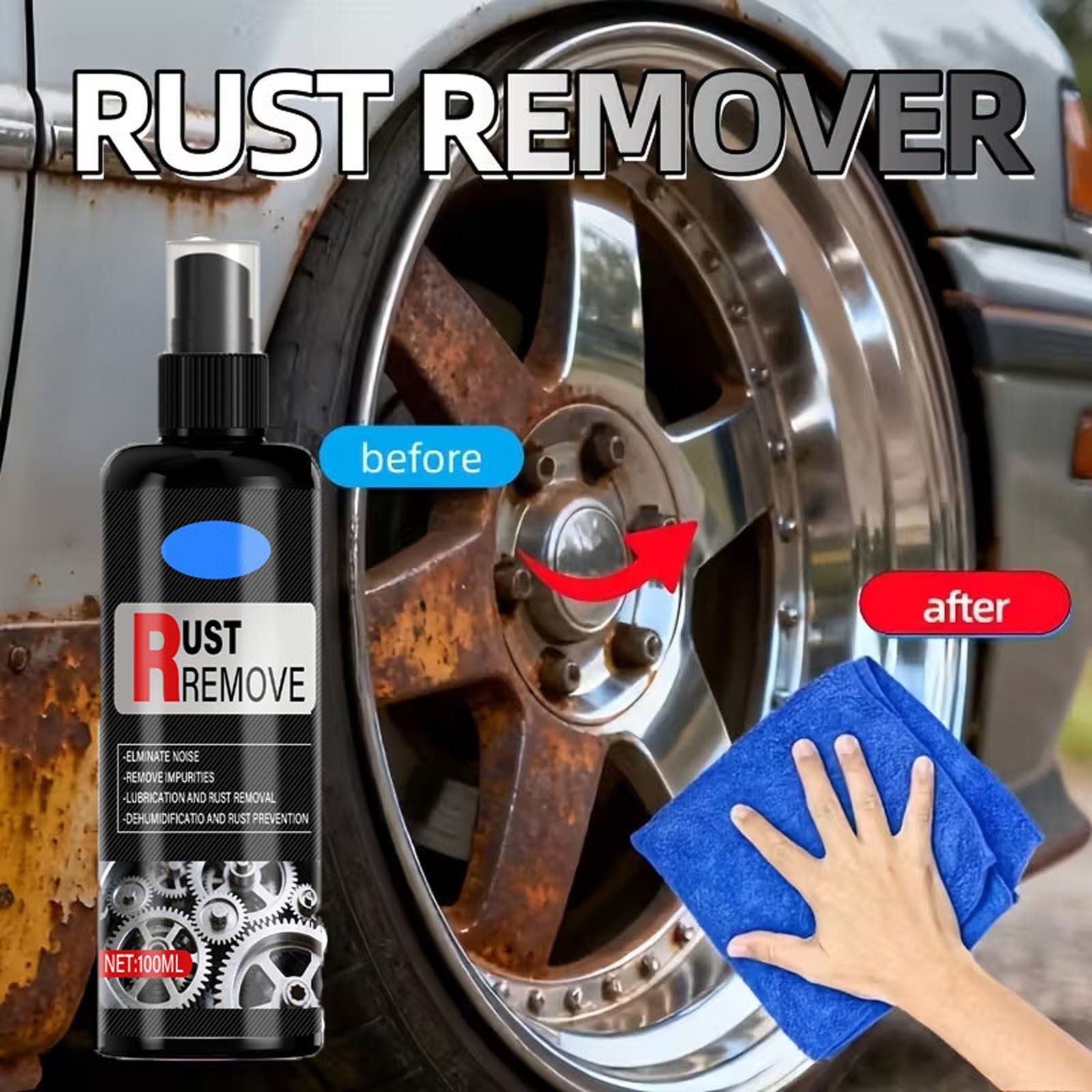 Click here for Tingxian Iron Remover For Cars - Rust & Brake Dust... prices