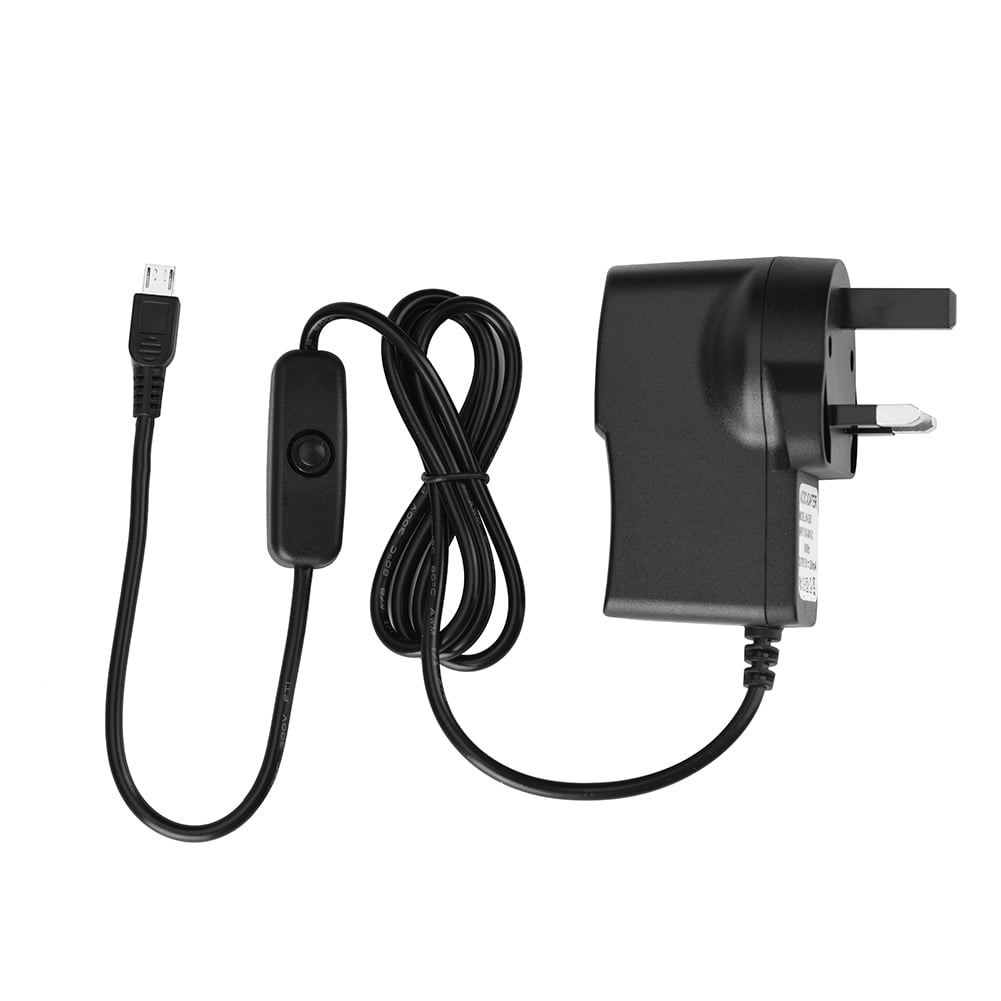 ZOUSSIQI Power Supply Adapter ON OFF Switch Charger for Raspberry Pi ...