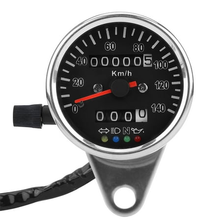 Black Face Speedometer,65mm Black Face LED Black Speedometer Motorcycle ...