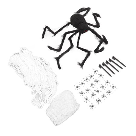 Halloween Spider Web,Cobweb and Spider Terror Spider Cobweb Props ...