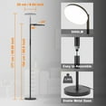 Floor Lamp, 30W/3000LM Sky LED Modern Torchiere 3 Color Temperatures ...