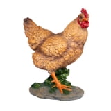 Design Toscano Henrietta the Hen and Cock-A-Doodle-Do Rooster Statues ...