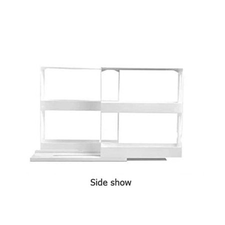 Akerlok 2 Layers Multi-Function Rotating Storage Rack Kitchen Cabinet ...