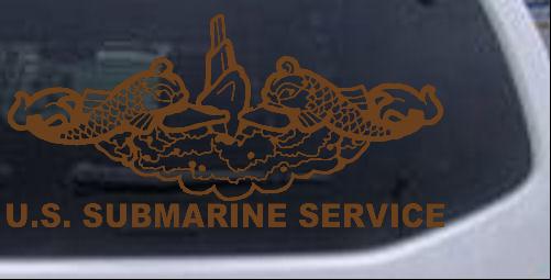 U.S. SUBMARINE SERVICE Car or Truck Window Decal Sticker - Walmart.com