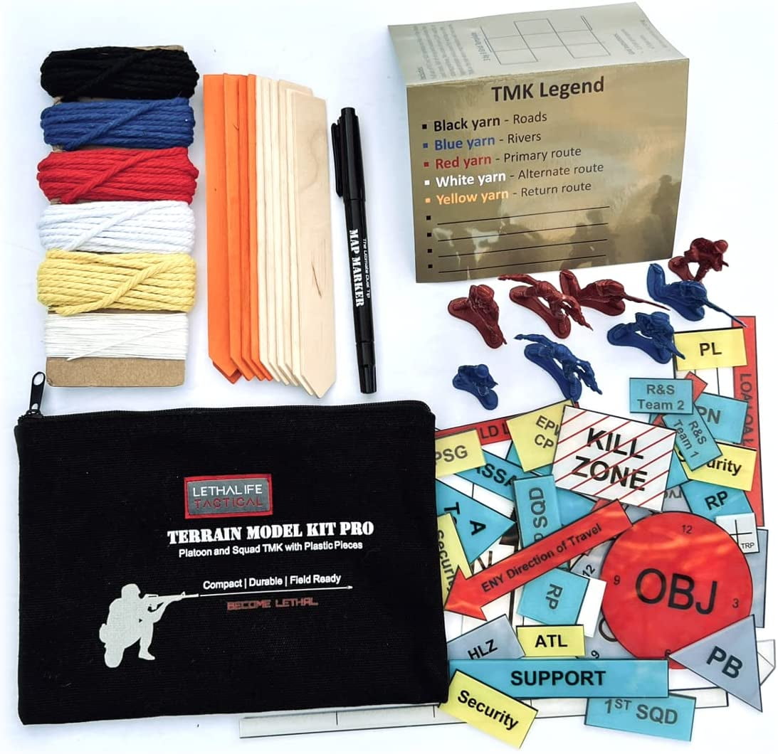 Terrain Model Kit PRO, Plastic Pieces - Platoon and Squad TMK, Army ...