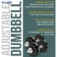 Yes4All 200 lbs Adjustable Dumbbell Weight Set for Beginners, Cast Iron ...