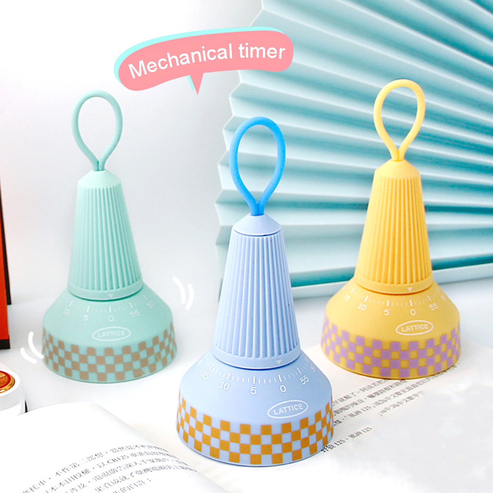 Reheyre Kitchen Reminder Countdown Timer - Mechanical Movement, Clear ...