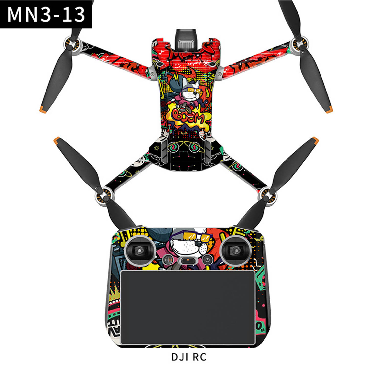 Guvpev Stickers For DJI Mini 3 Pro Drone Protective Film RC Screen ...