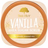 Tree Hut Vanilla Shea Sugar Body Scrub, 18 oz Exfoliating Moisturizing ...