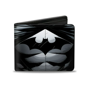 DC Comics Wallet, Bifold, Batman Black Yellow, Vegan Leather - Walmart.com