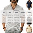 Ceisia Men Grid Texture Half Zip Pocket Trim Short Sleeve Stand Collar ...
