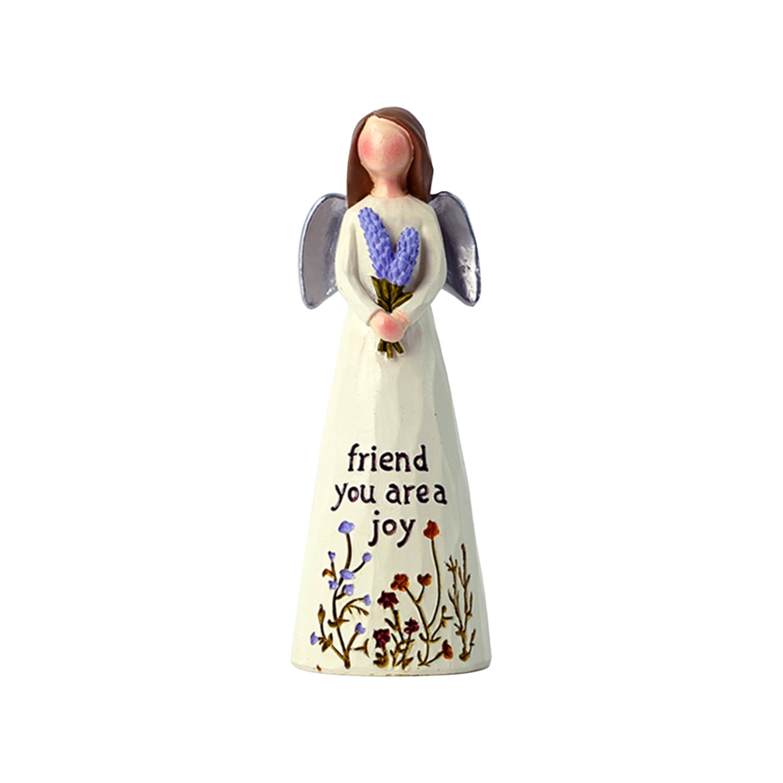 Angel Of Friendship Ornament Sculpture White Resin for Holidays or ...